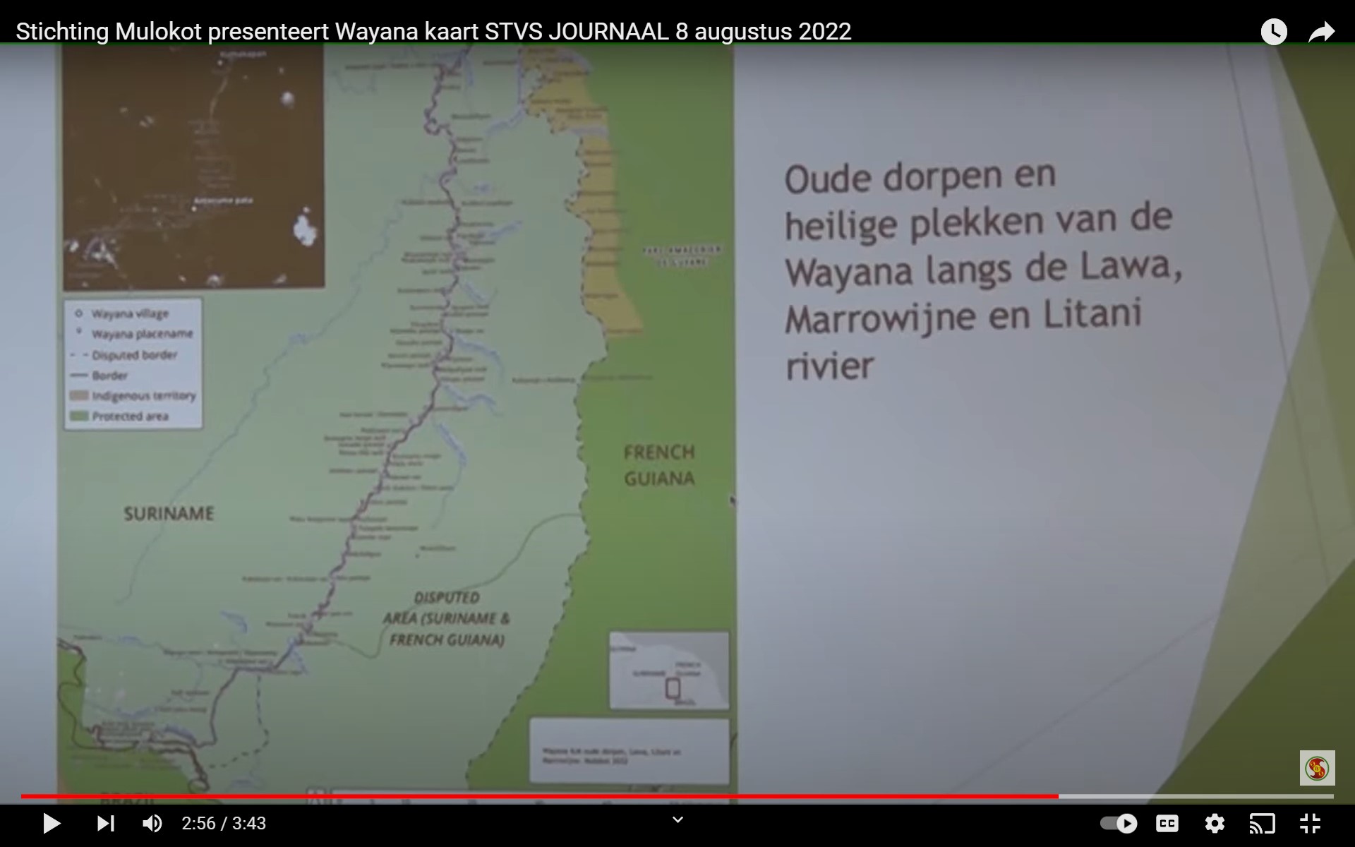 Wayana community in Suriname uses Terrastories as part of their mapping ...